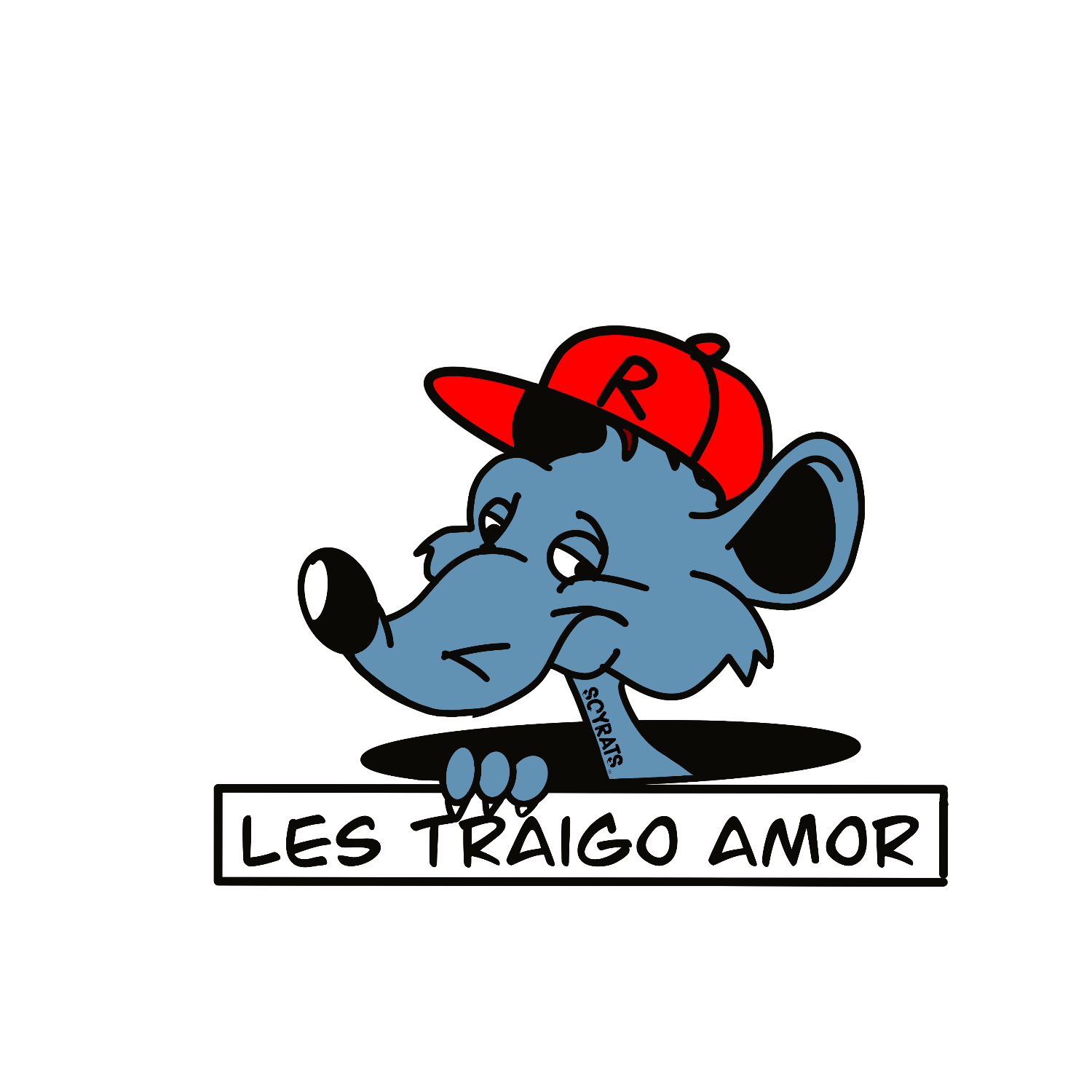 SoyRats | Stickers | Set Stickers Les Traigo Amor